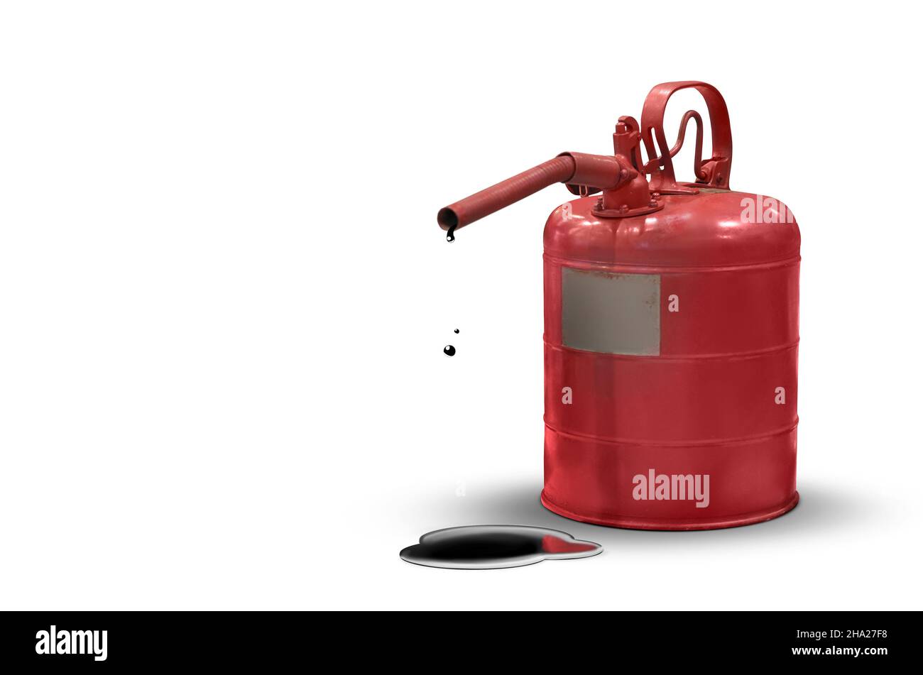 Old style petrol pump Cut Out Stock Images & Pictures - Alamy