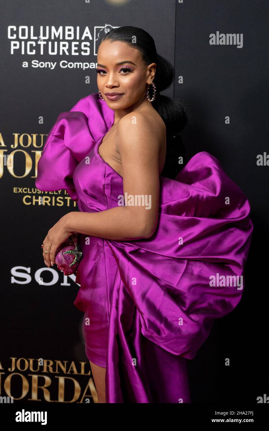 New York, USA. 09th Dec, 2021. Chanté Adams attends the world premiere ...