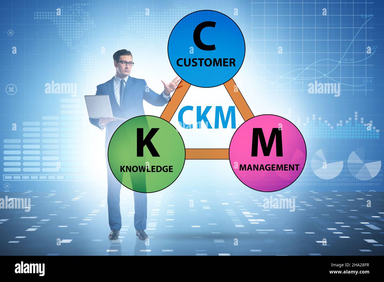 Customer knowledge management business and marketing concept Stock ...