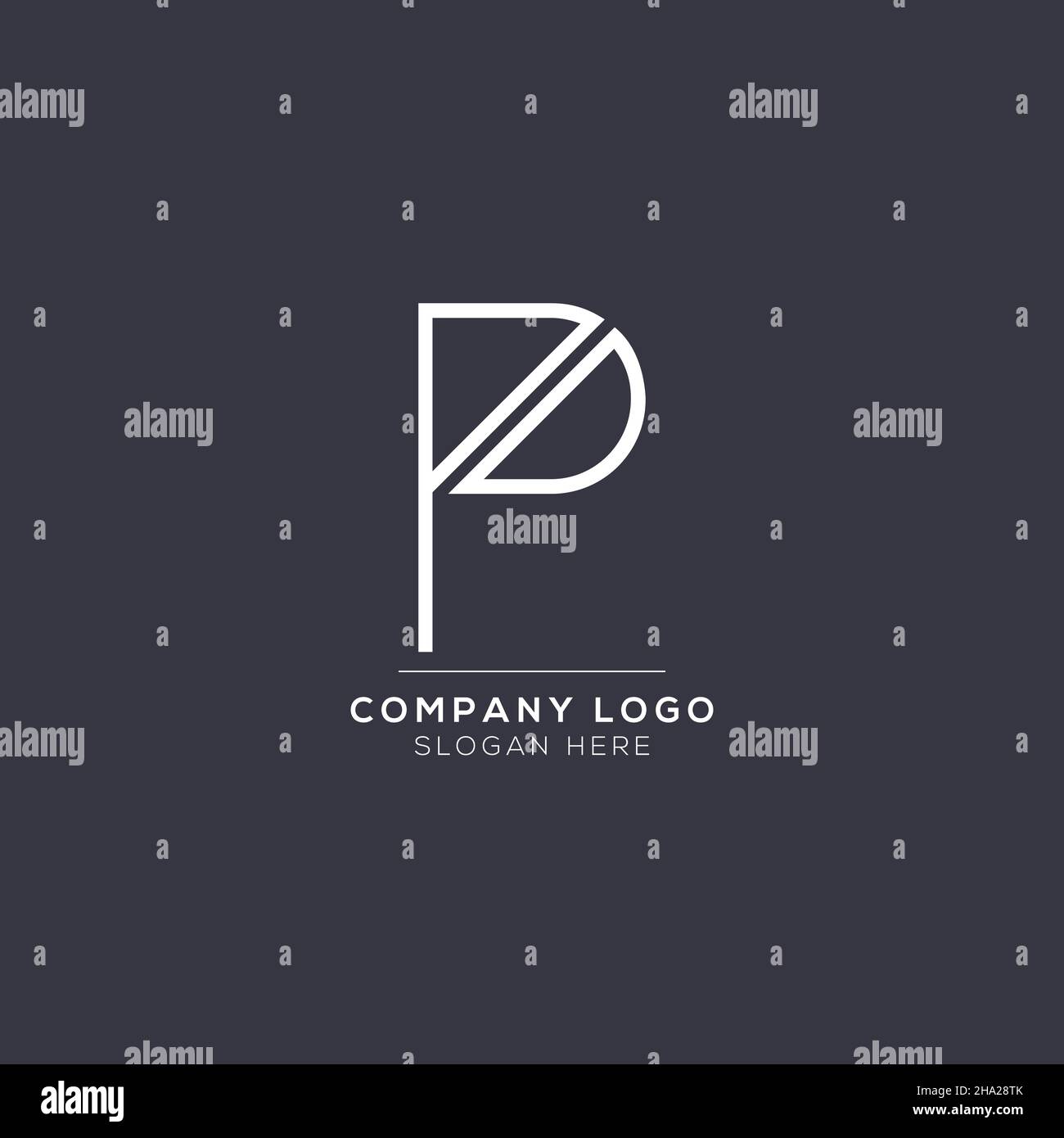 Premium Vector P initial letter Logotype for luxury branding. Elegant ...