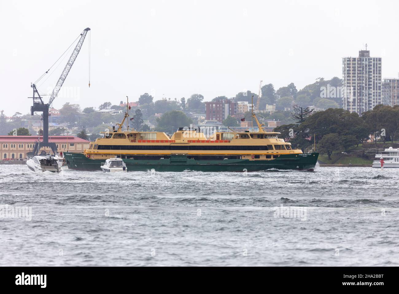 Freshwater class ferry, the MV Freshwater Sydney ferry on Sydney ...