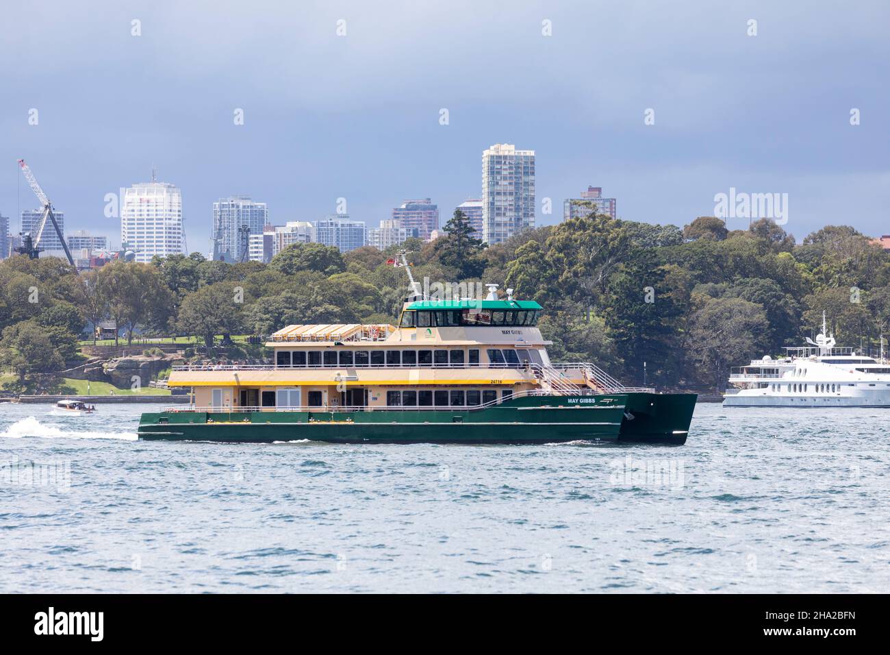 Sydney ferry MV May Gibbs emerald class named after the children's ...