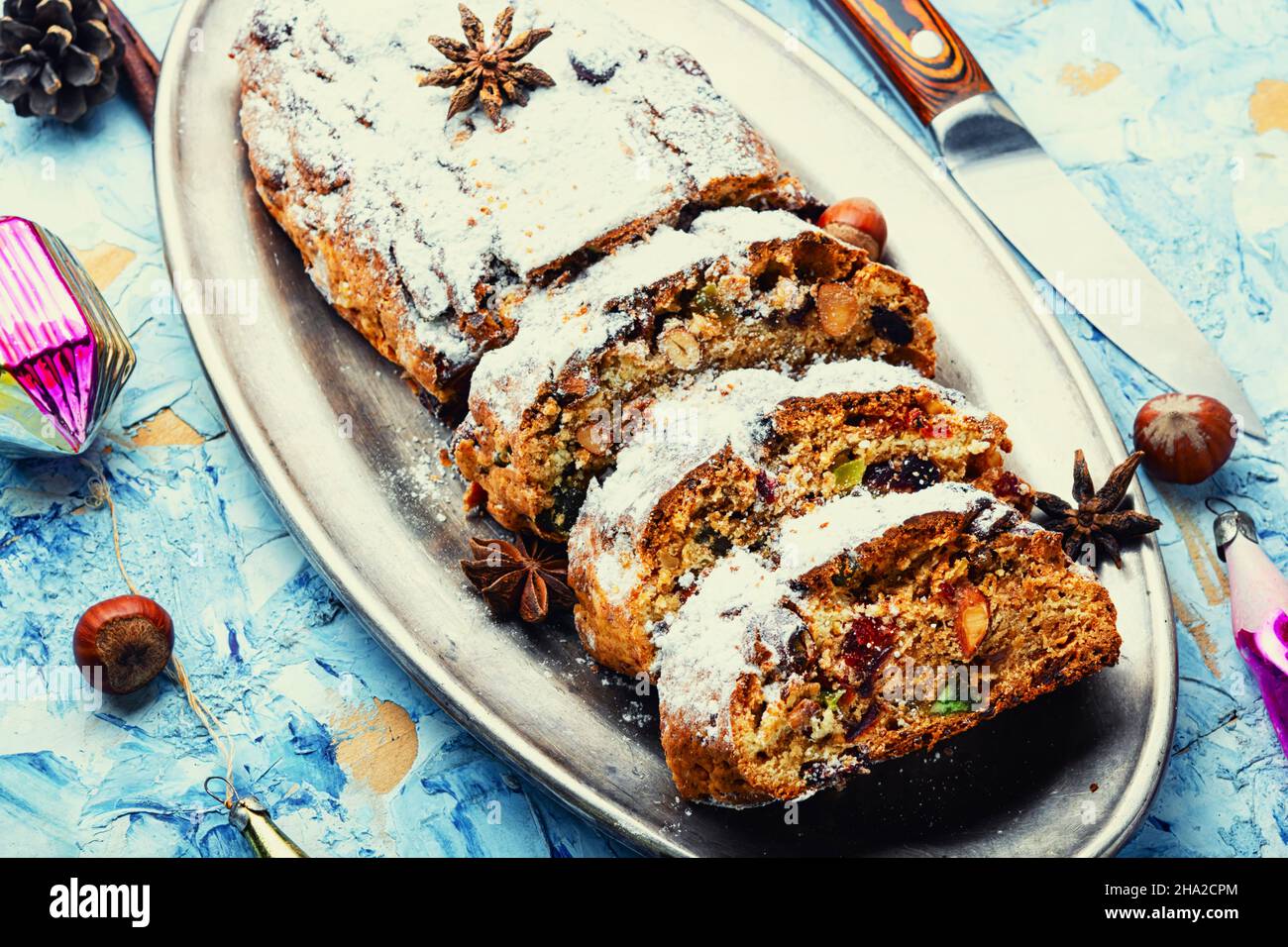 Stollen is a traditional German Christmas pastry. Christmas pastry ...