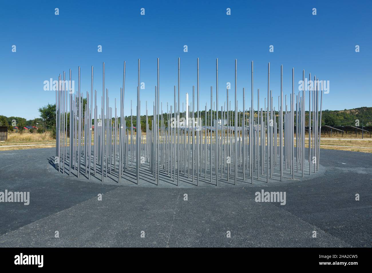 Toulouse (south of France): monument to the victims of the AZF chemical ...