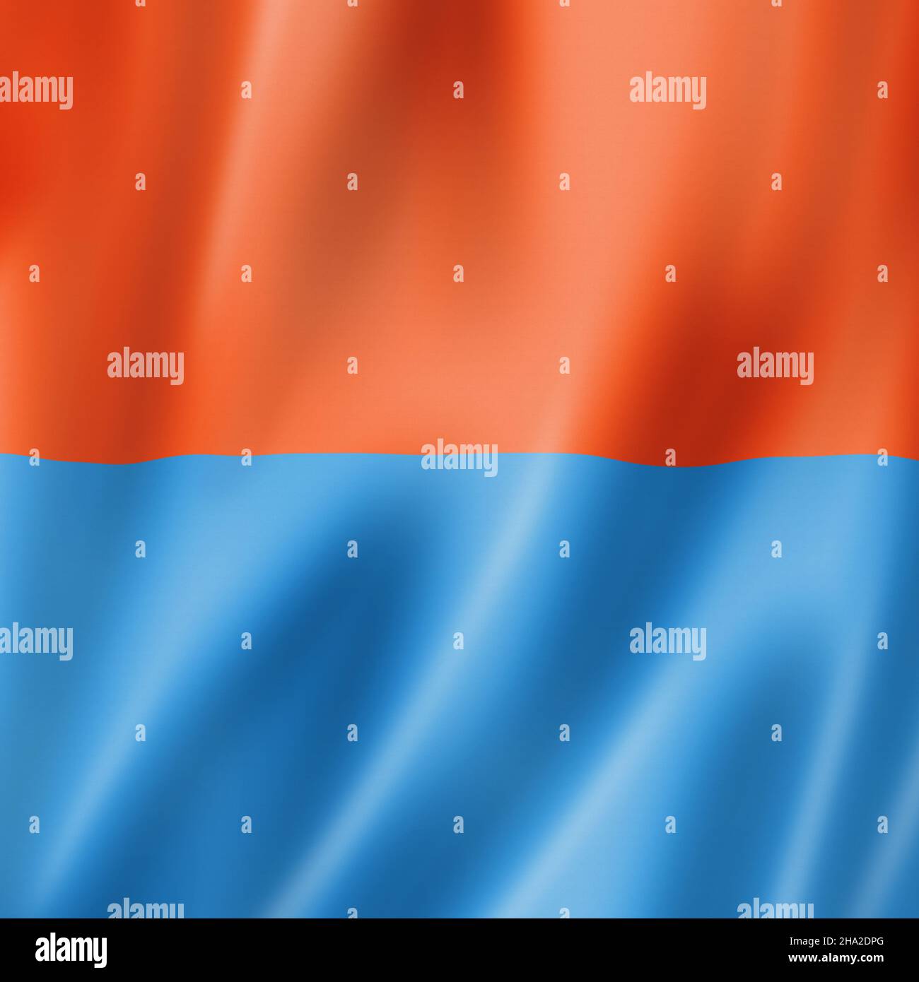 Tessin canton - State - flag, Switzerland waving banner collection. 3D ...