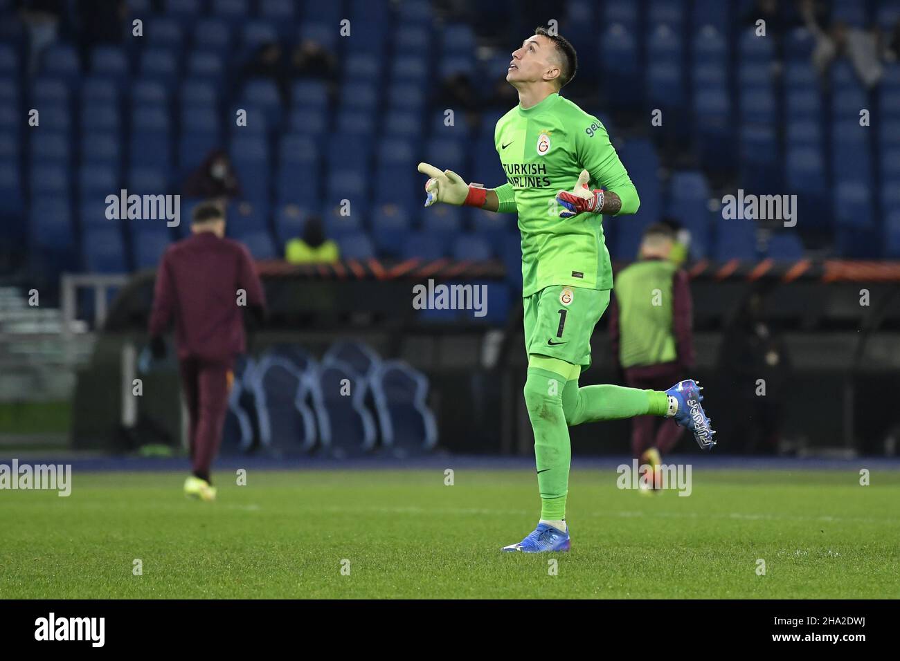 Fernando Muslera of Galatasaray AŞ in action during the UEFA Europa ...