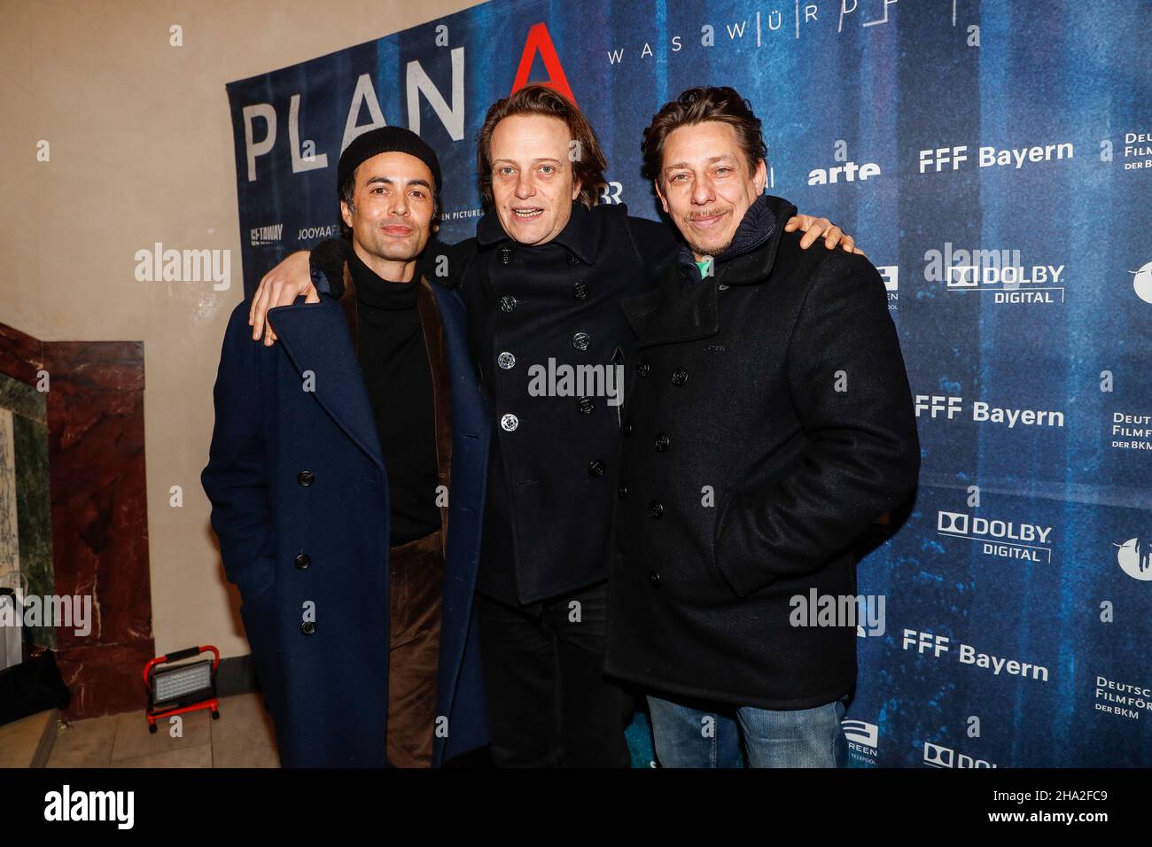 Berlin, Germany. 09th Dec, 2021. Nikolai Kinski (l-r) August Diehl and ...