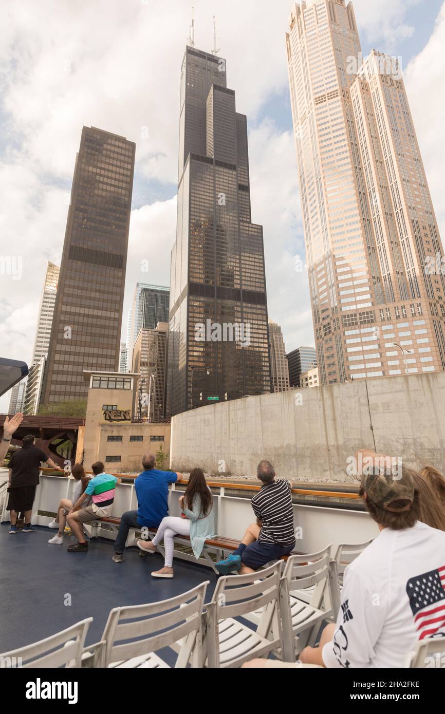 Chicago, Illinois, USA Willis Tower, formerly Sears Tower Stock Photo - Alamy