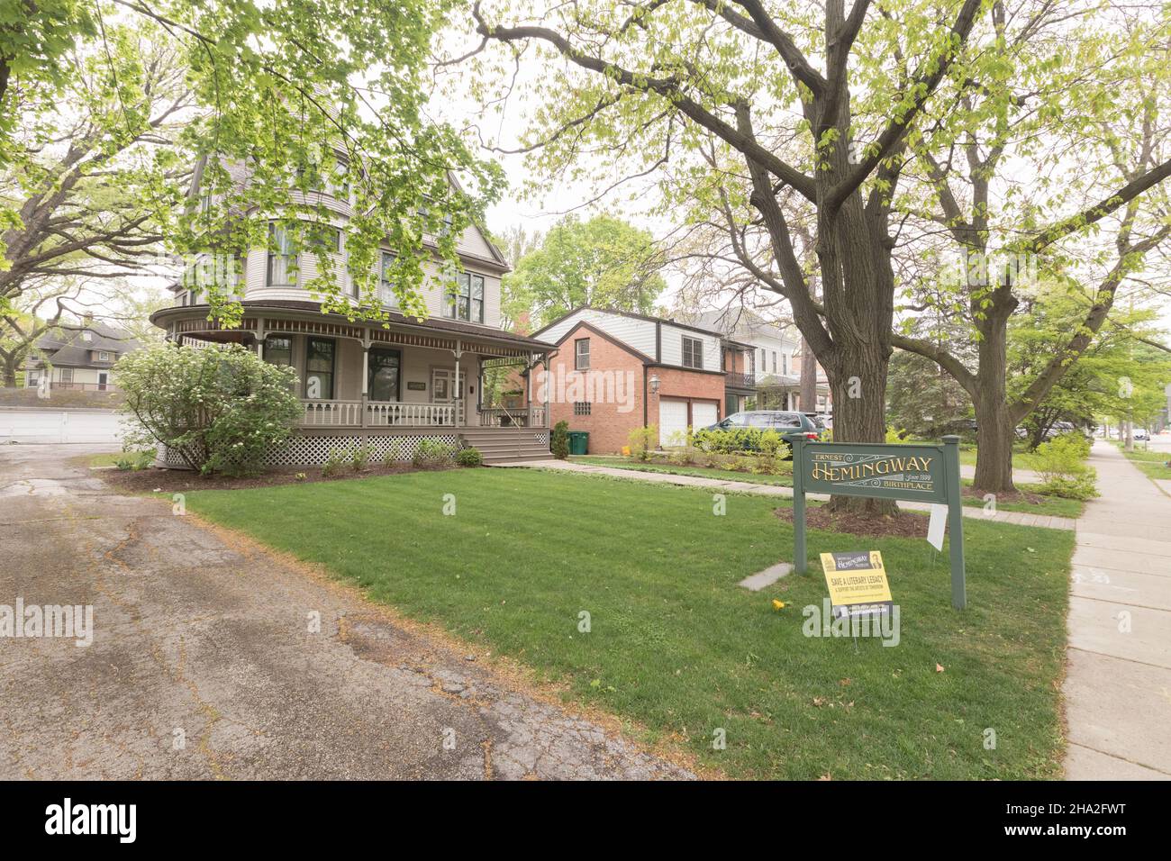 The Ernest Hemingway Birthplace Museum Stock Photo - Alamy
