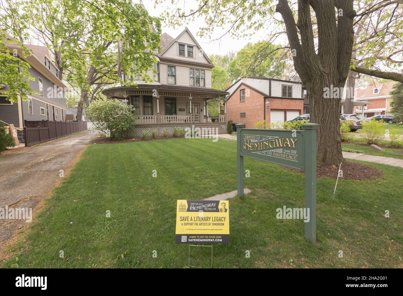 The Ernest Hemingway Birthplace Museum Stock Photo - Alamy