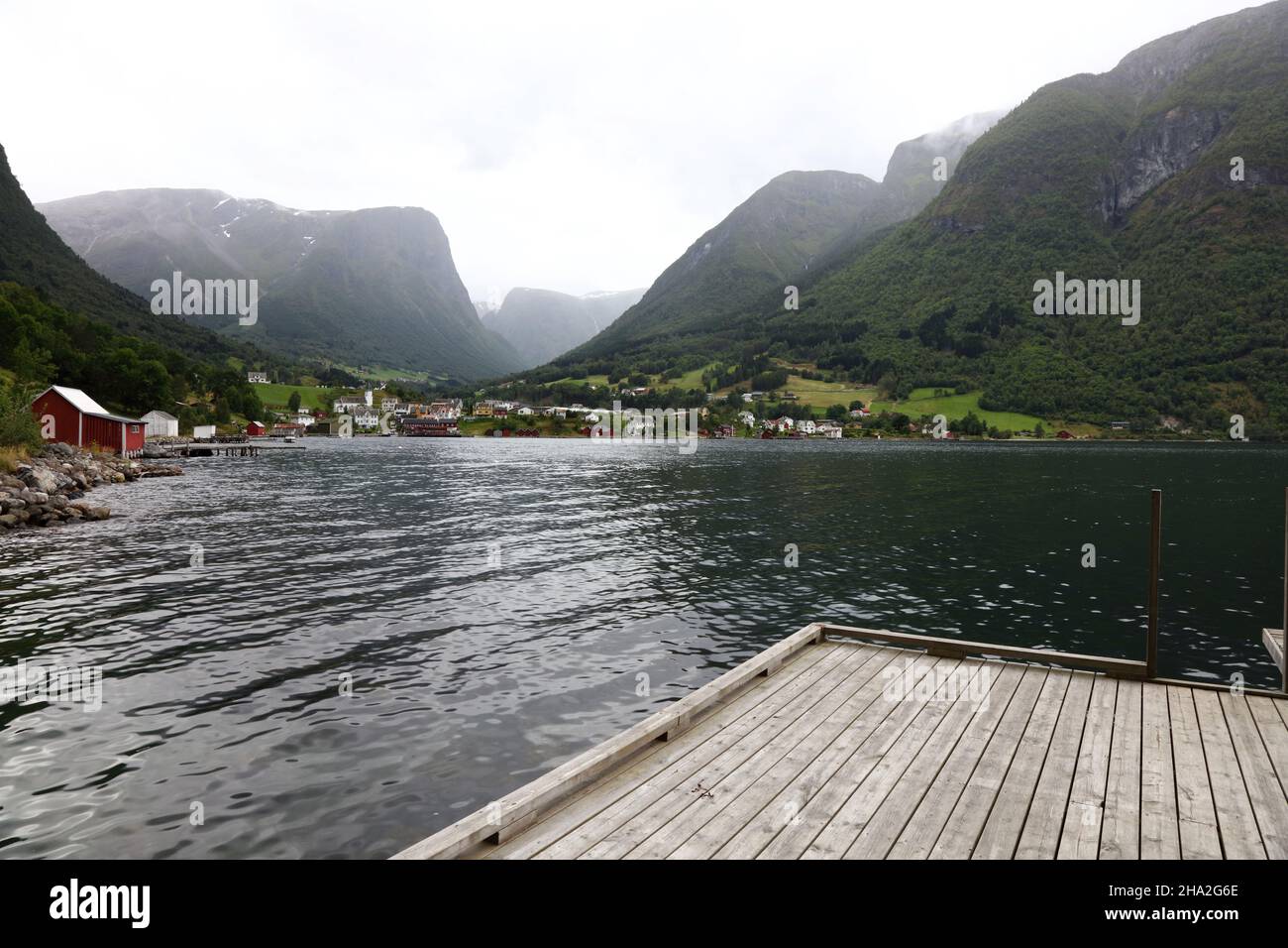 Norwegen - Hafen Fresvik / Norway - Fresvik harbour Stock Photo - Alamy