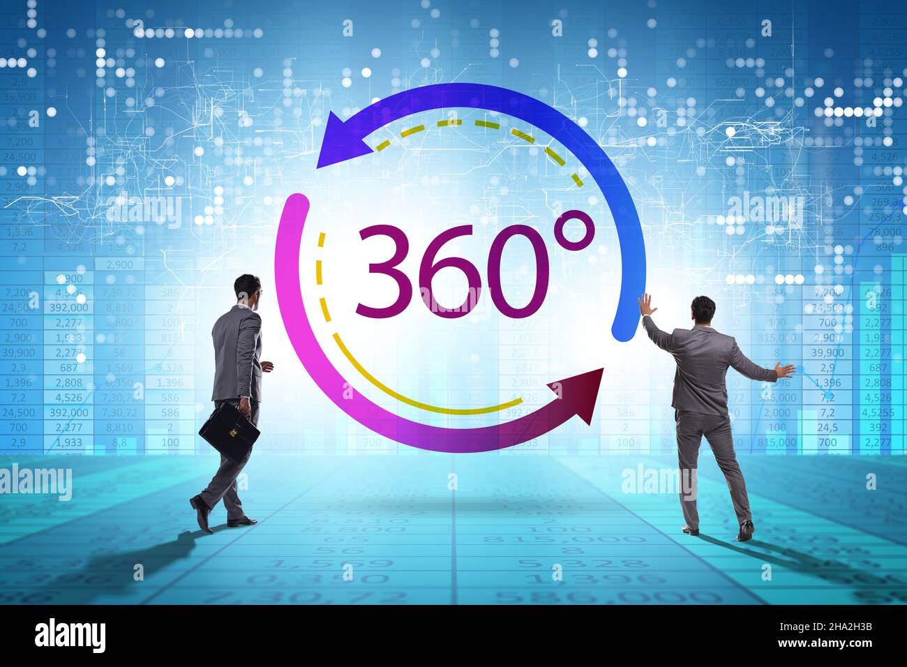 360 degree customer view for the marketing purposes Stock Photo - Alamy