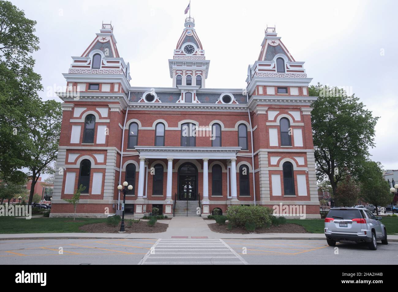 Pontiac, Il, USA, Livingston County Courthouse Stock Photo - Alamy