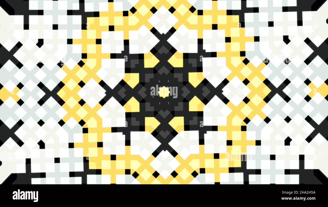 Abstract kaleidoscope motion background. Hypnotic kaleidoscope pattern ...