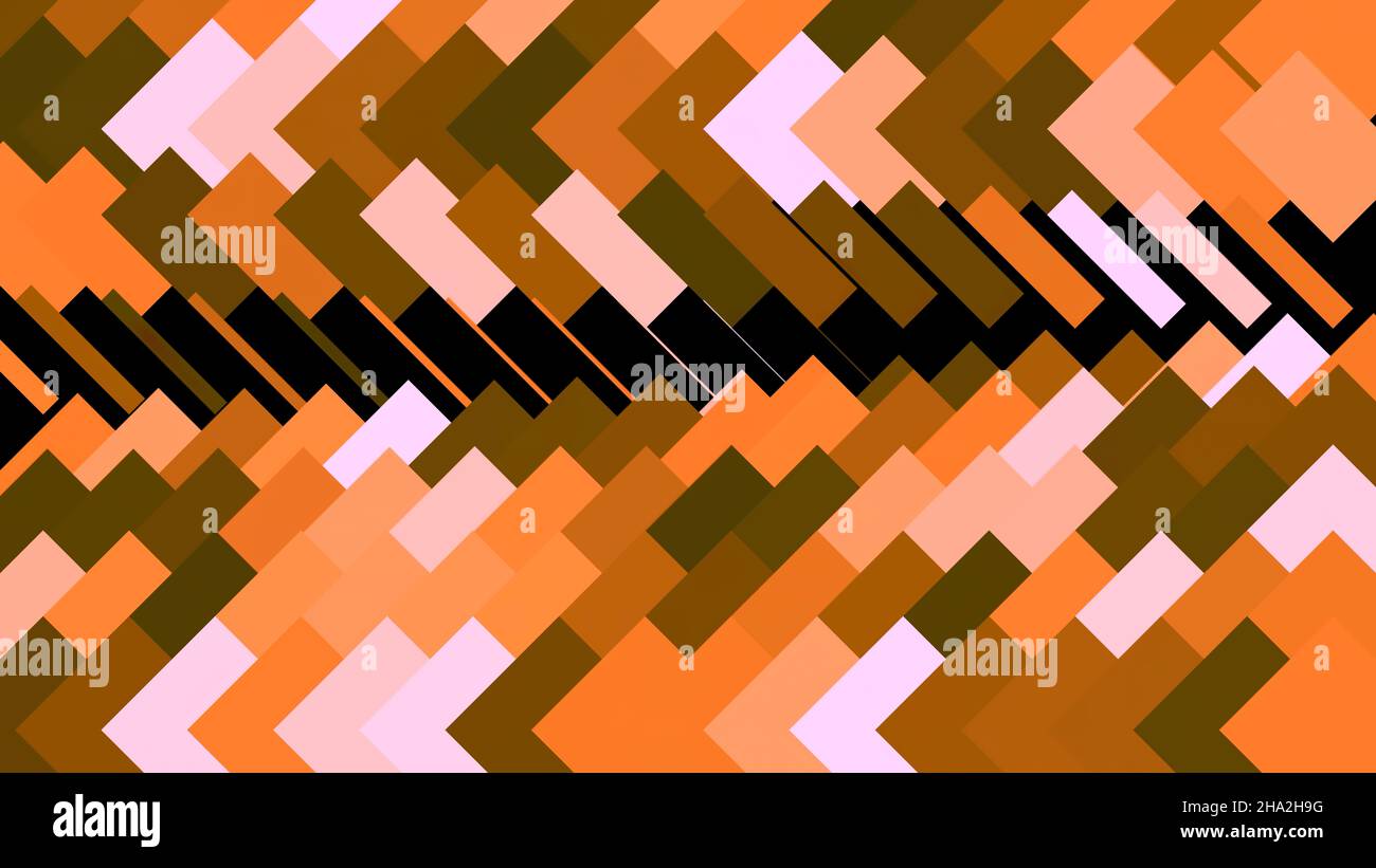 Abstract animation of colorful background of strokes and triangular ...