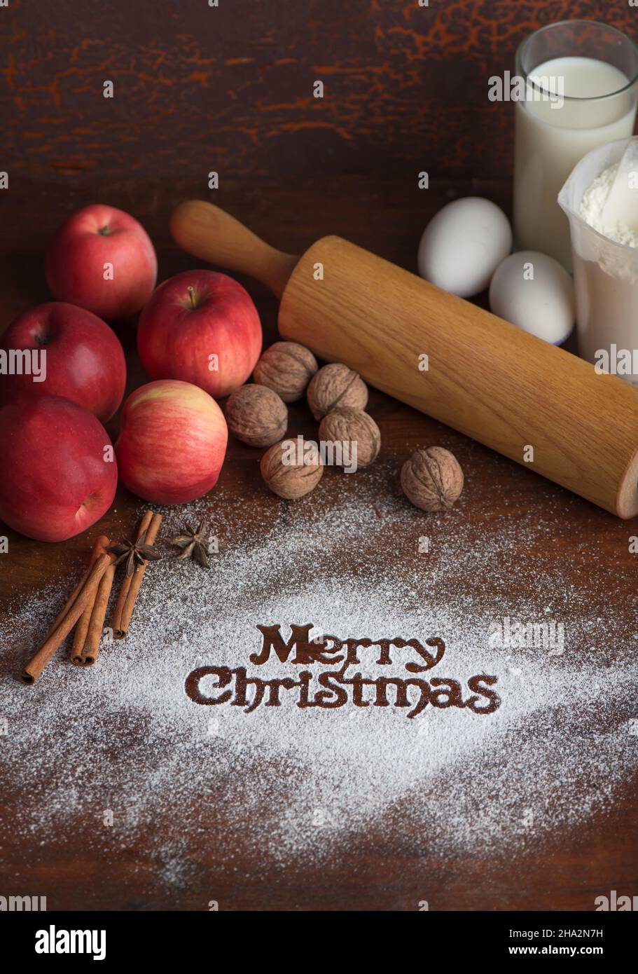 Creative winter time baking hi-res stock photography and images - Alamy