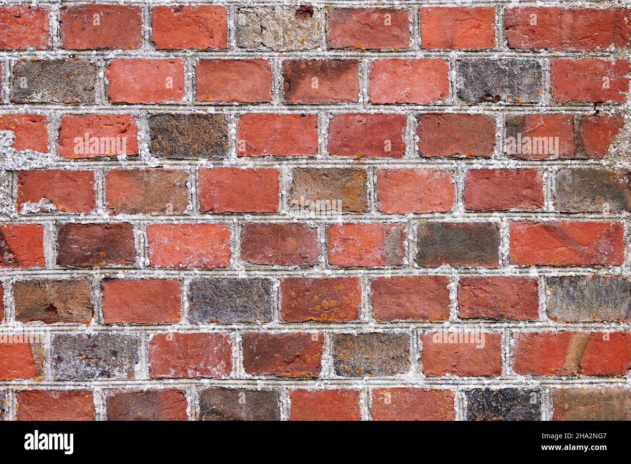 Red brick wall of old house, house exterior, red brick texture ...