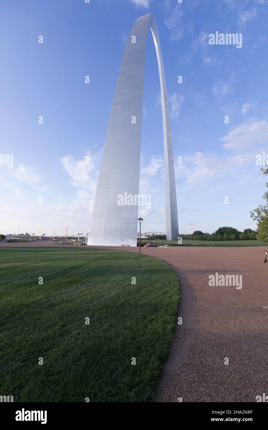 St Louis, MO, USA, Gateway Arch Stock Photo - Alamy