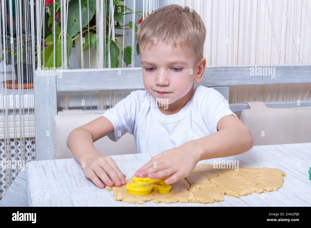 Christmas and New Year traditions. Cooking traditional gingerbread. The ...