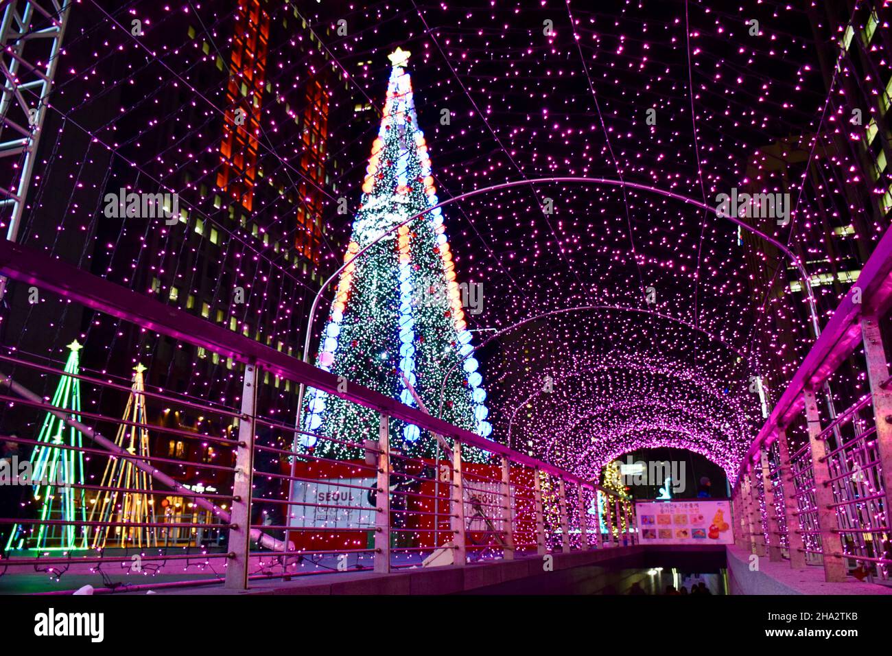 Christmas lights in Asia Stock Photo - Alamy
