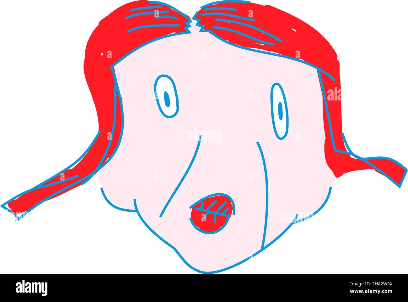 This is a illustration of Unique uncle aunt face Stock Vector Image ...