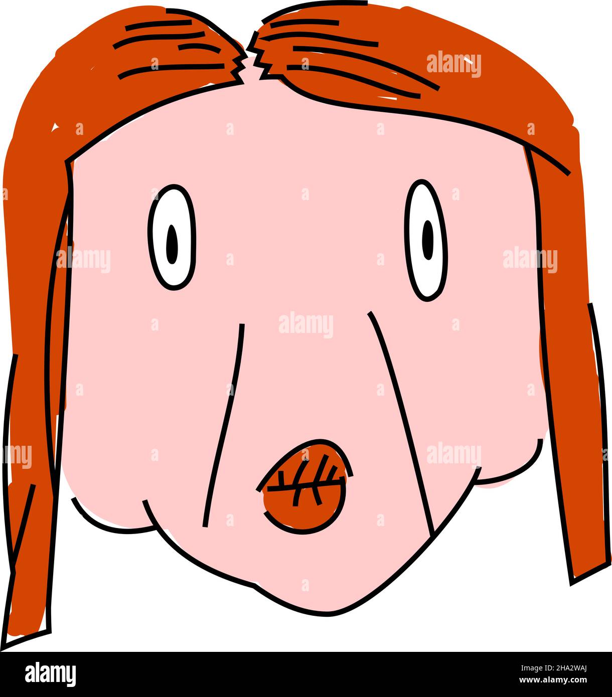 This is a illustration of Unique uncle aunt face Stock Vector Image ...