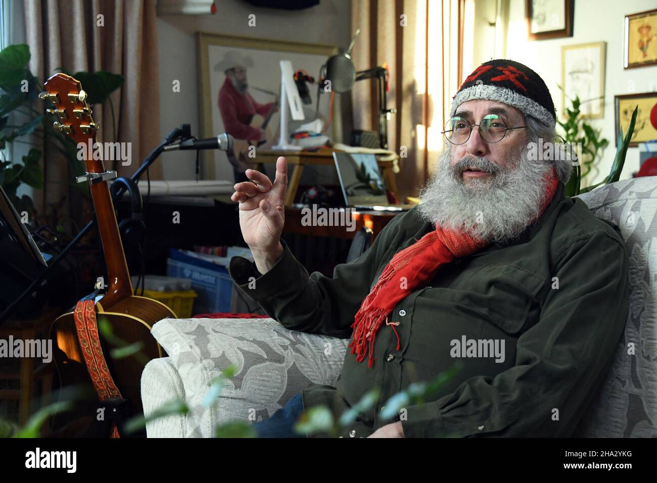 Beijing, China. 22nd Nov, 2021. Mark Levine speaks in an interview with ...