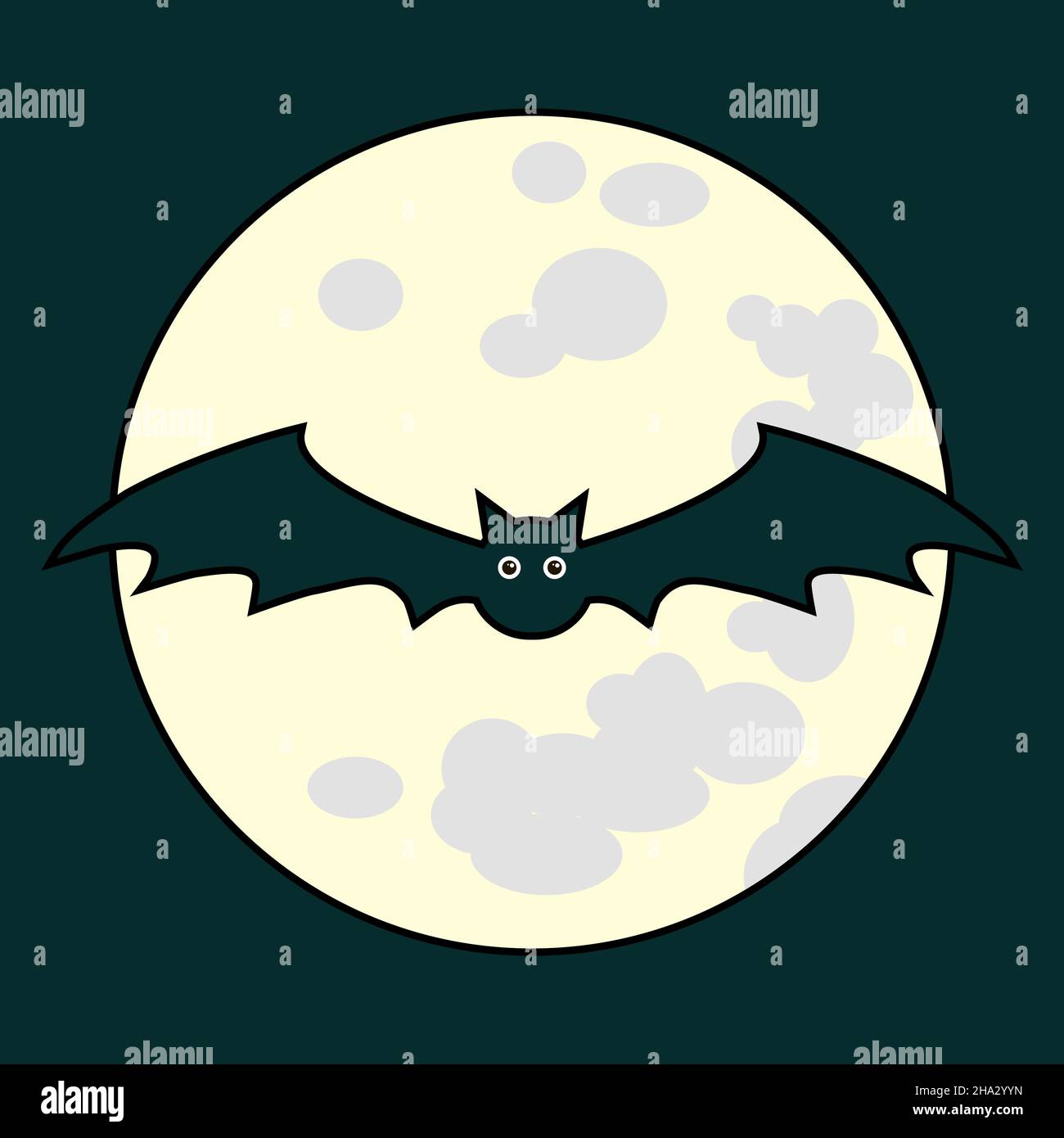 Cartoon moon hi-res stock photography and images - Alamy