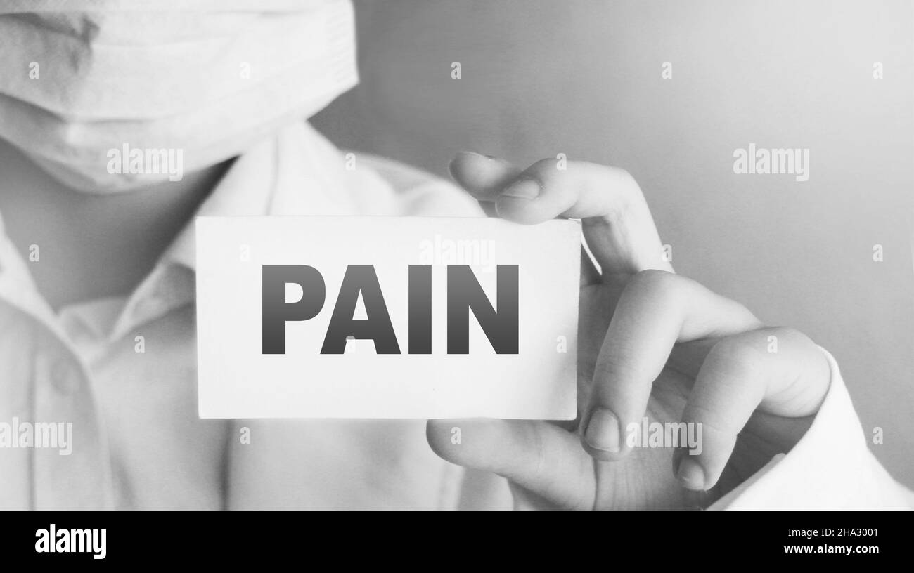 Pain medication clinic sign Black and White Stock Photos & Images - Alamy