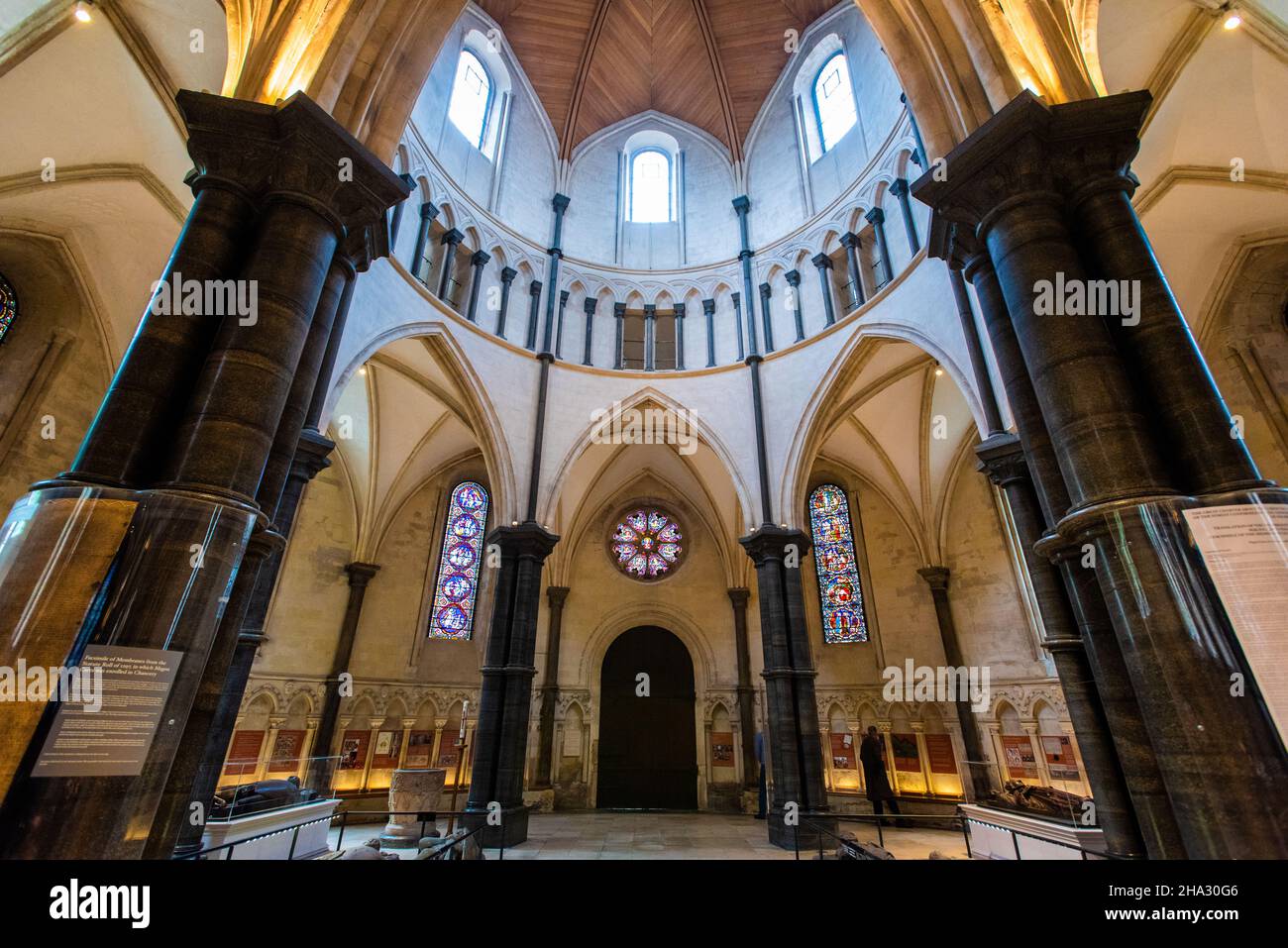 London, September 2021. Temple Church is closely linked to the Order of ...