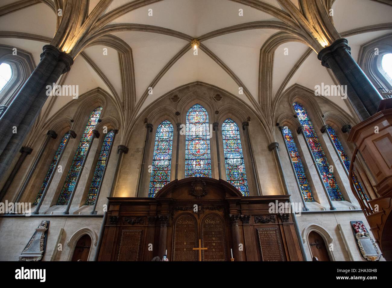 London, September 2021. Temple Church is closely linked to the Order of ...