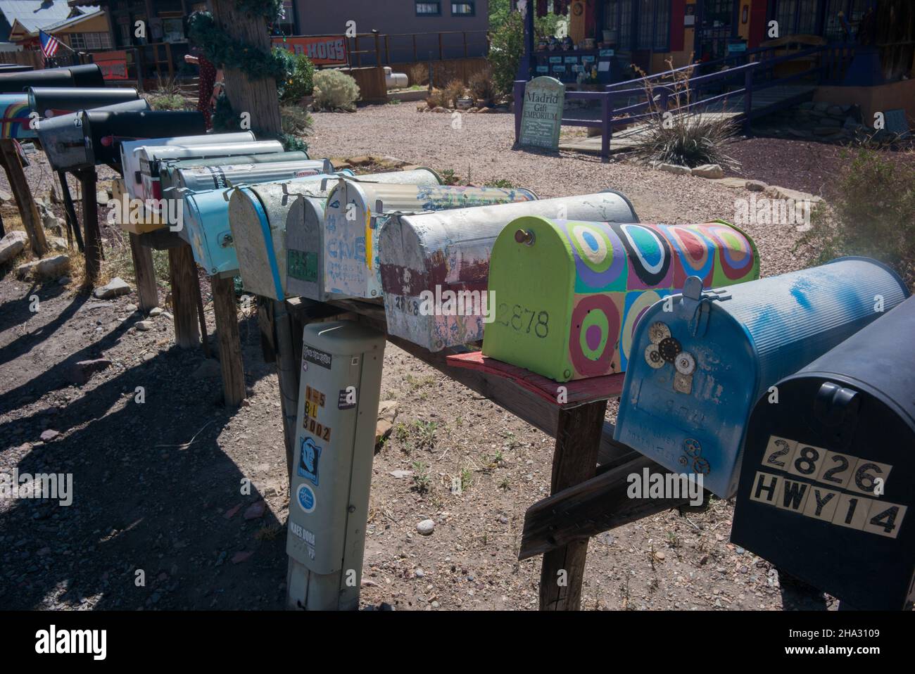 ^painted ^mailboxes hi-res stock photography and images - Alamy