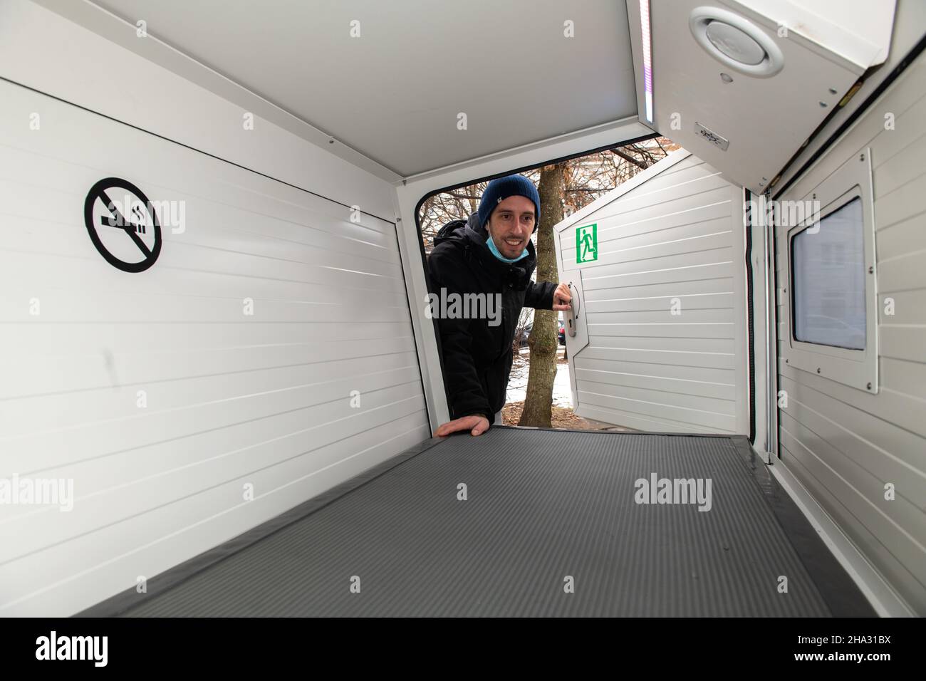 Germany homeless pods hi-res stock photography and images - Alamy