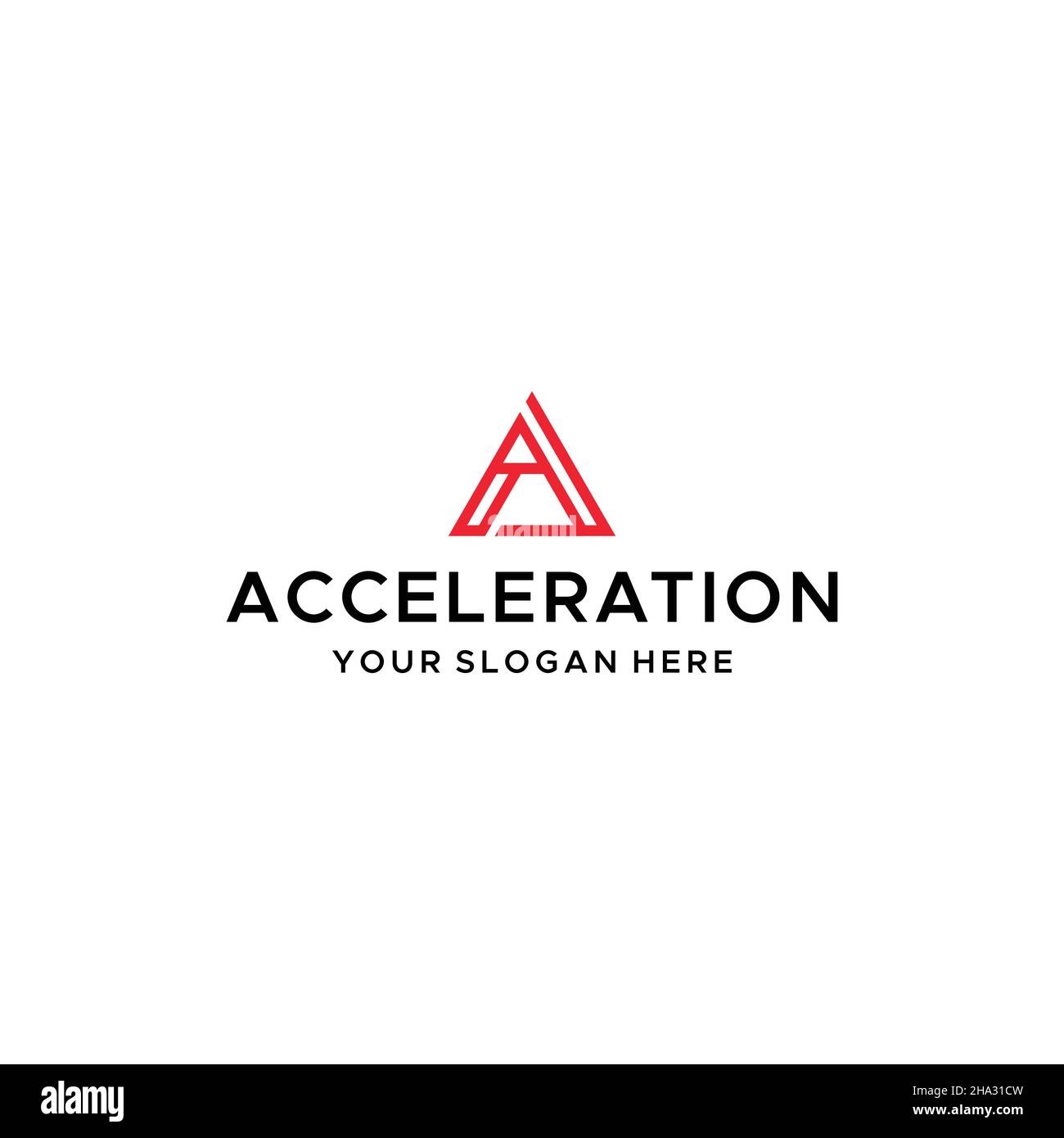 Flat letter mark initial ACCELERATION logo design Stock Vector Image ... Flat letter mark initial ACCELERATION logo design Stock Vector Image ...