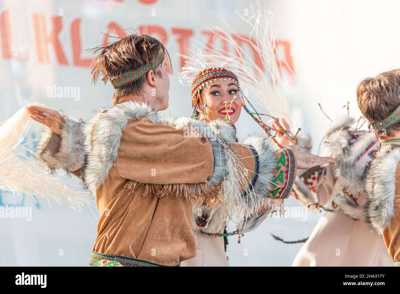 06 July 2021, Ufa, Russia: Indigenous peoples of the Far North of ...