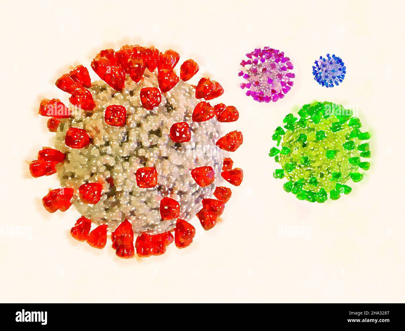 Covid-19, Variants, Alpha, Beta, Gama, Delta, Omicron, Virus ...