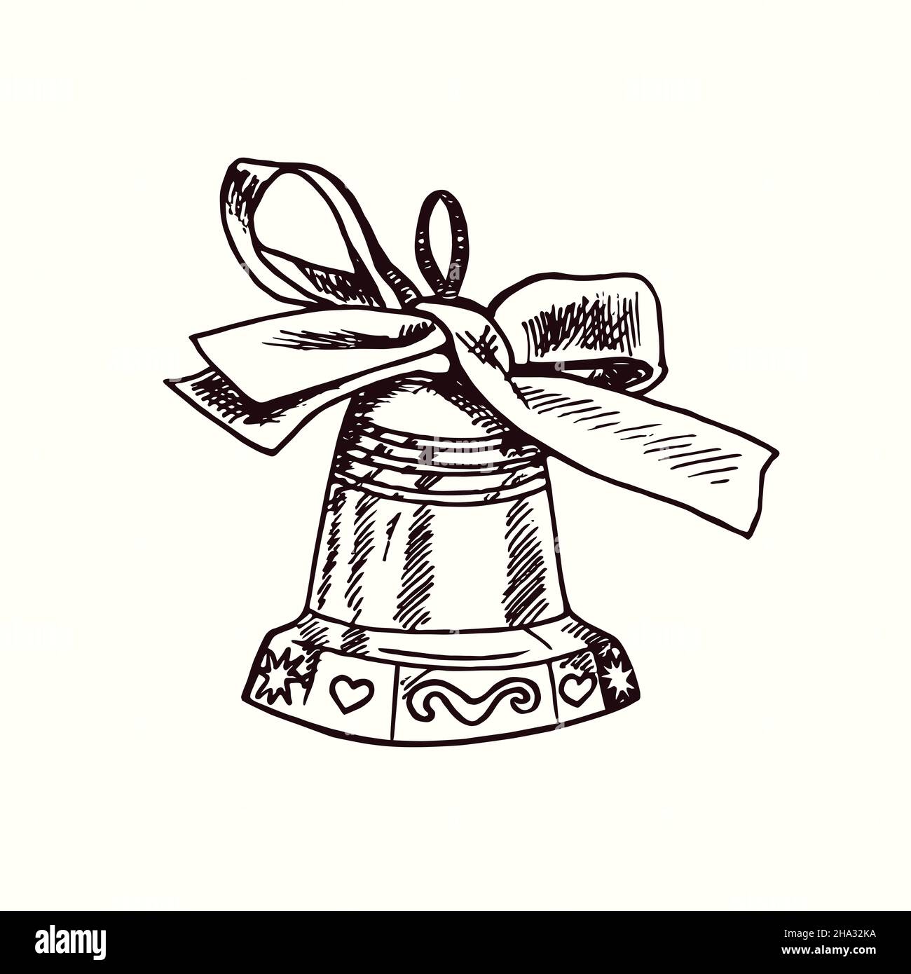 Christmas Bell Drawing Images