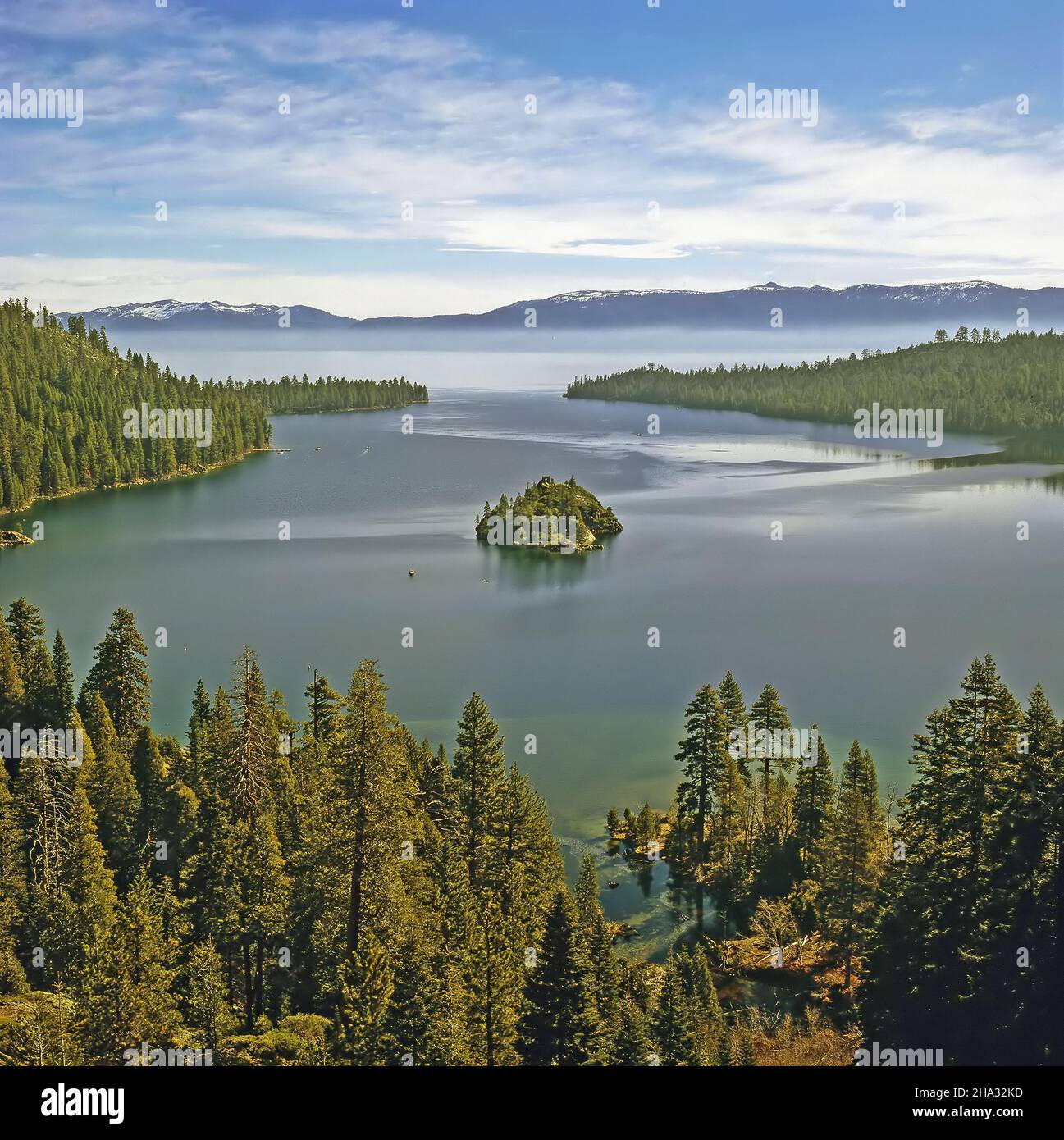 Emerald Bay on Lake Tahoe, California Stock Photo - Alamy