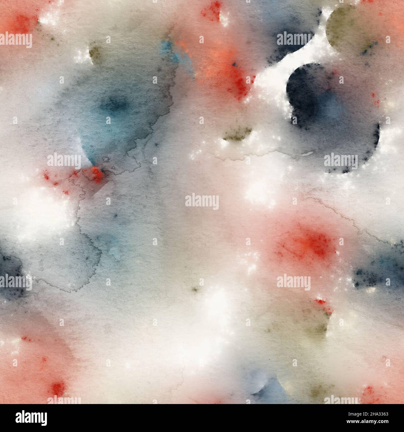 Seamless geo watercolor wet on wet bleed surface pattern design for ...