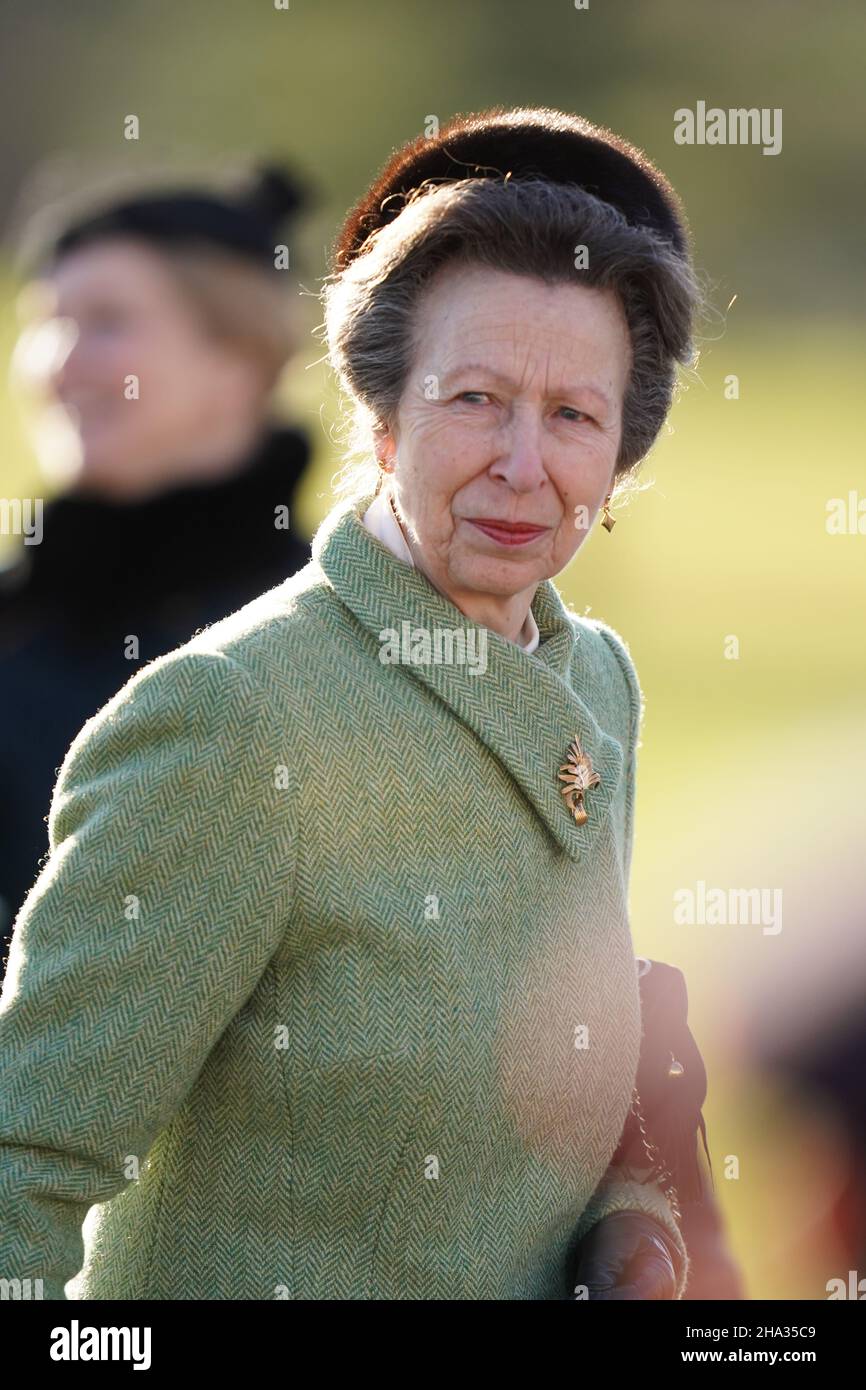 The Princess Royal, representing the Queen as the Reviewing Officer ...
