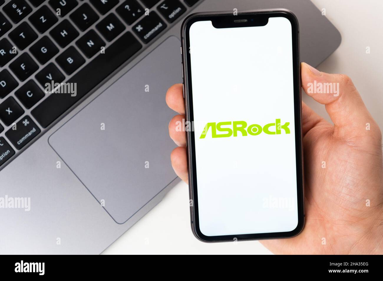 Asrock logo hi-res stock photography and images - Alamy