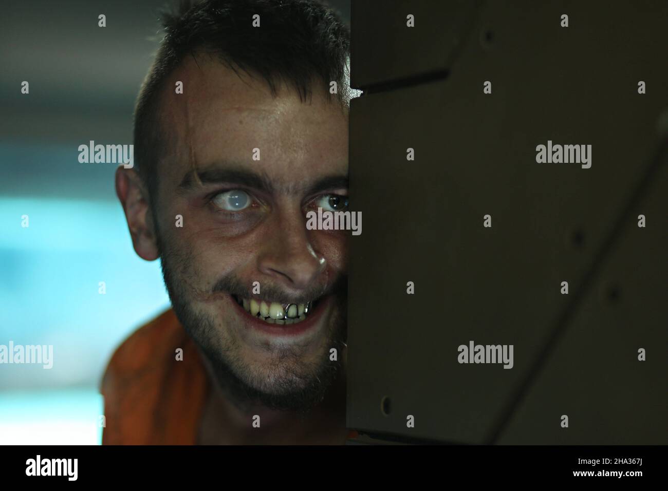 Lockout Year : 2012 France Director : James Mather, Stephen St. Leger Joseph Gilgun Stock Photo ...