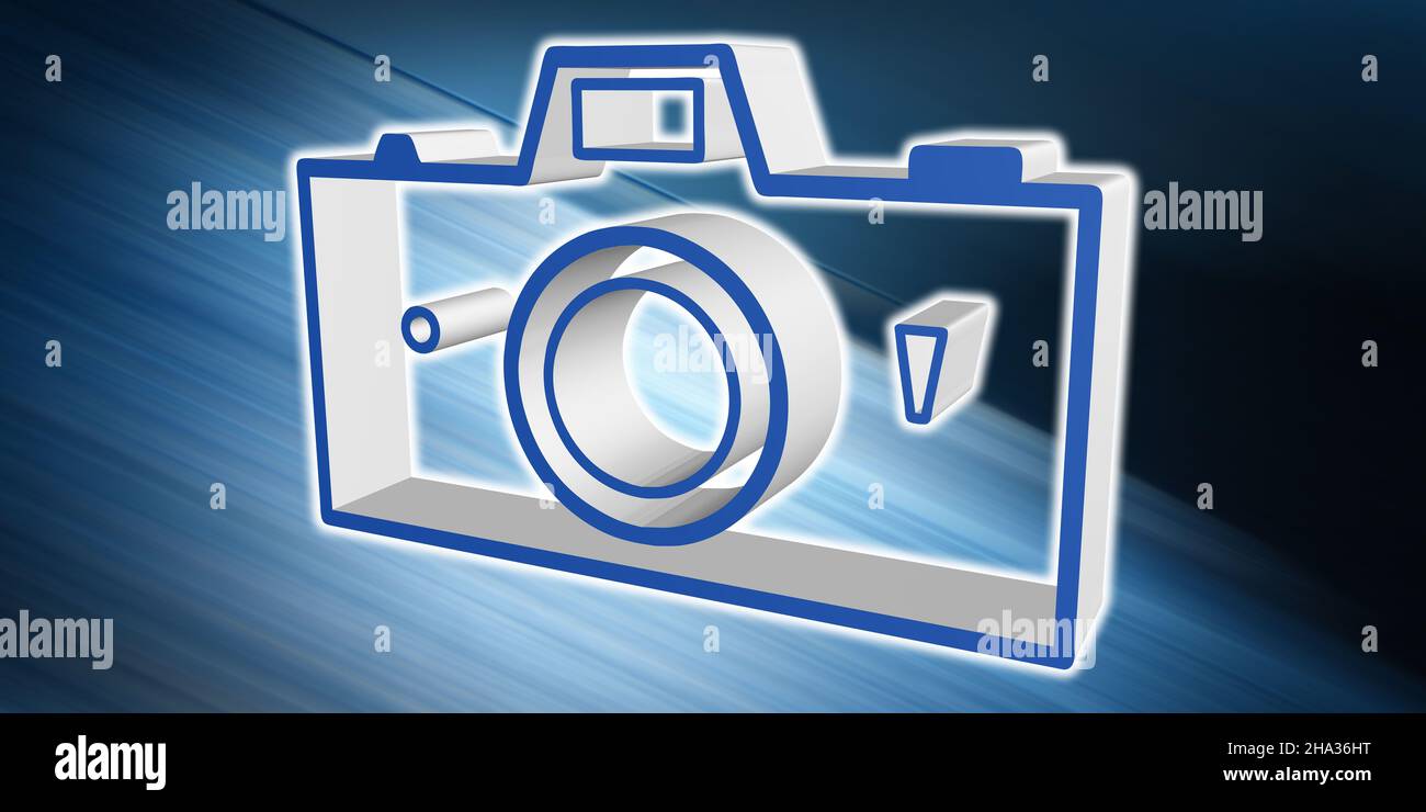 Illustration of a pictures sharing concept Stock Photo - Alamy