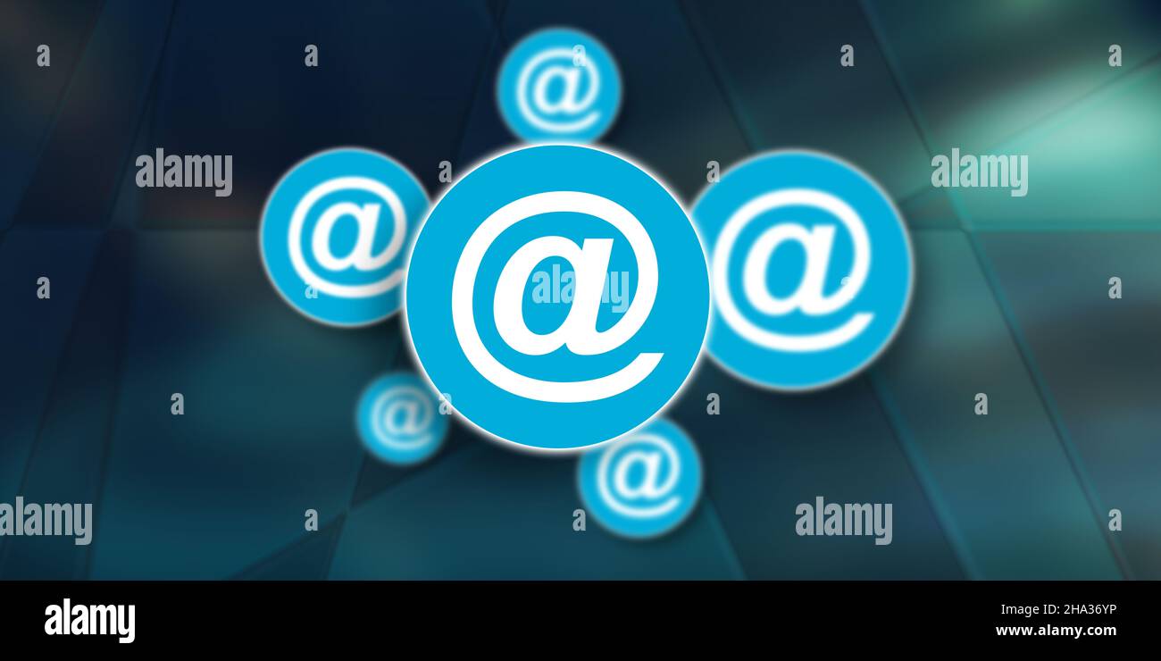 Illustration of an email concept Stock Photo - Alamy