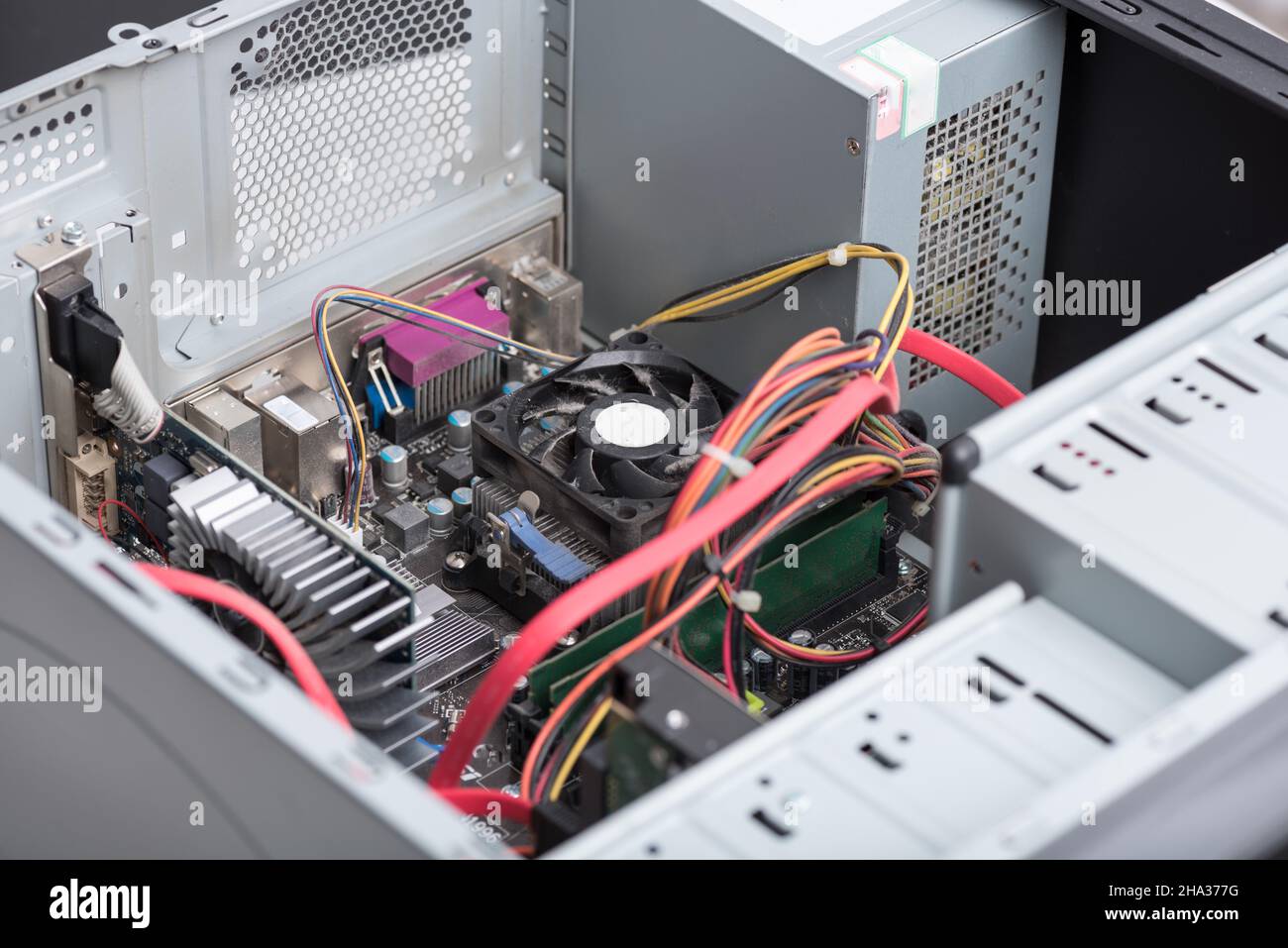 Components inside a computer Stock Photo - Alamy
