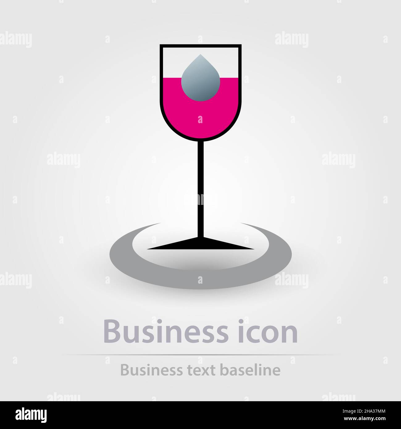 Originally designed color abstract vector business icon for creative ...