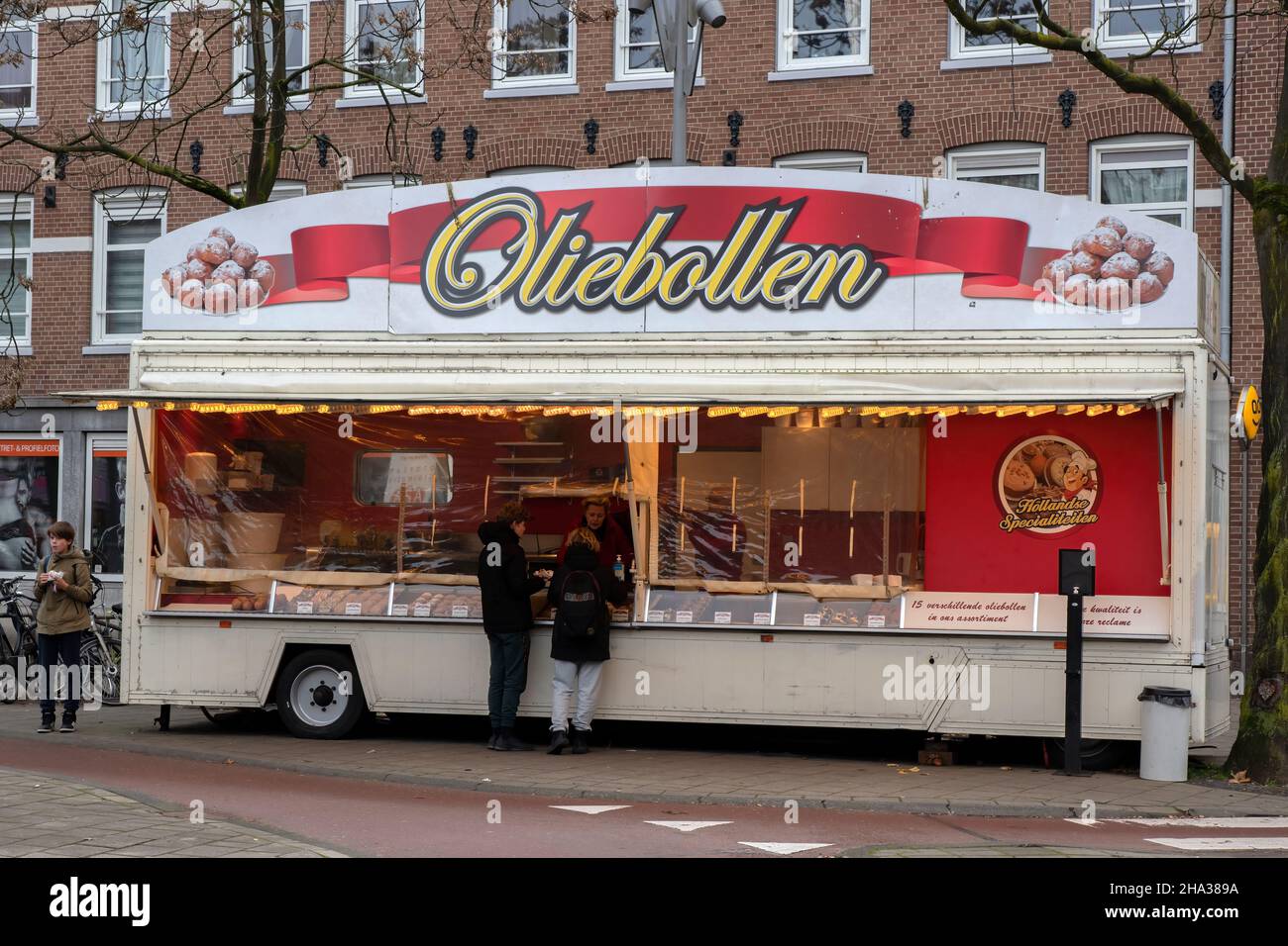 Deep-Fried Dough Ball Stand At The Arena Boulevard At Amsterdam The ...
