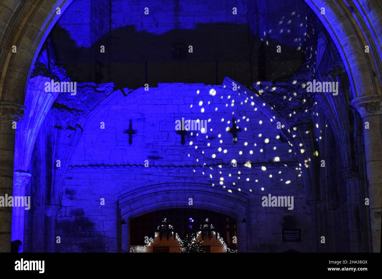 Bury st edmunds, abbey gate, abbey gardens, christmas 2021 ...
