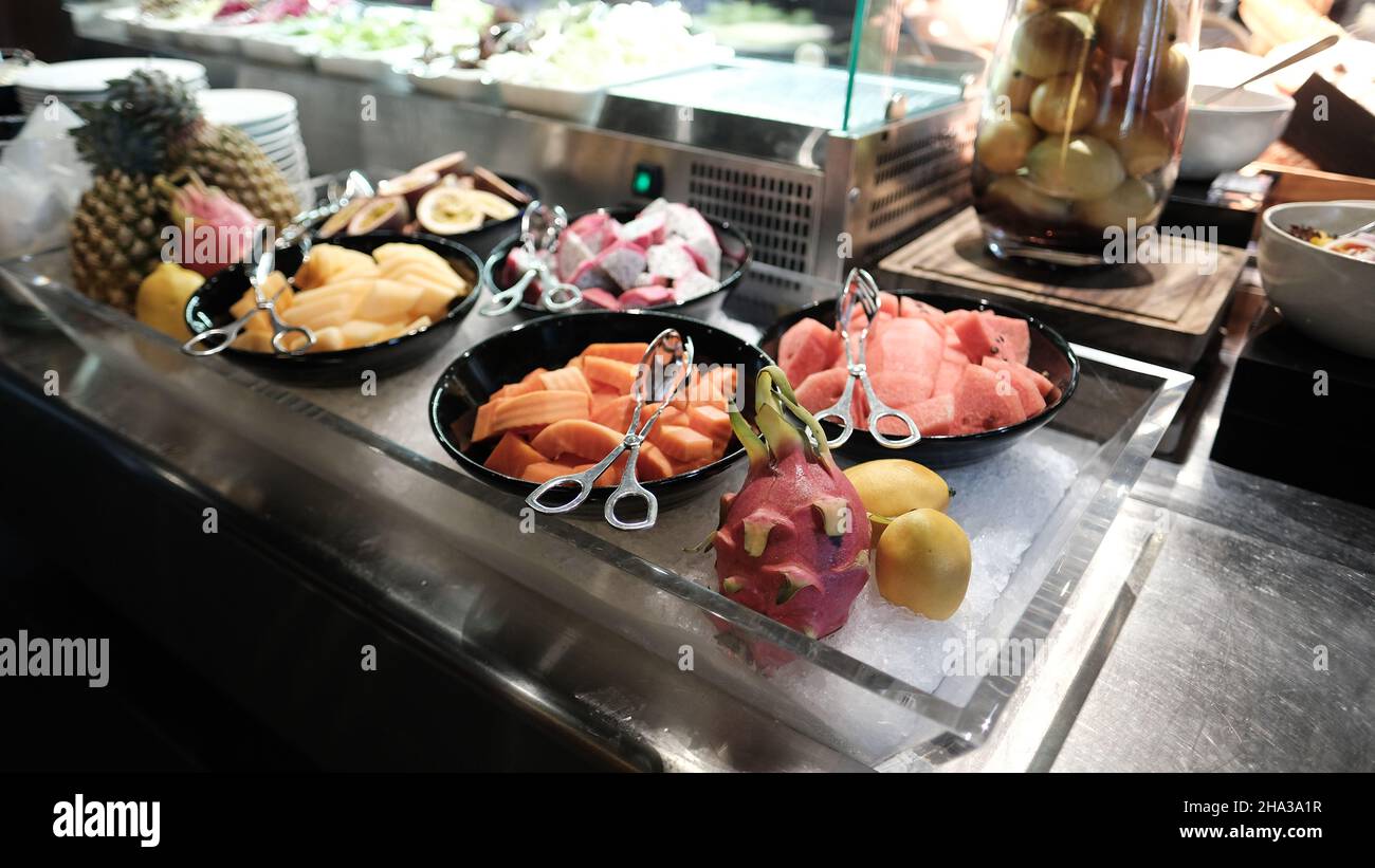 W Bangkok The Kitchen Table Buffet Lunch Dining Hall Ambience Sathorn ...