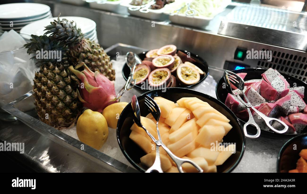 W Bangkok The Kitchen Table Buffet Lunch Dining Hall Ambience Sathorn ...